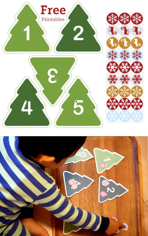 Number Activity for the Holiday Season! (Free Download) – Big H little i