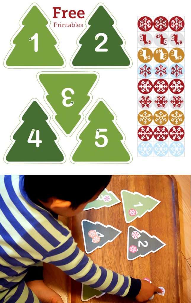 Number Activity for the Holiday Season! (Free Download) – Big H little i