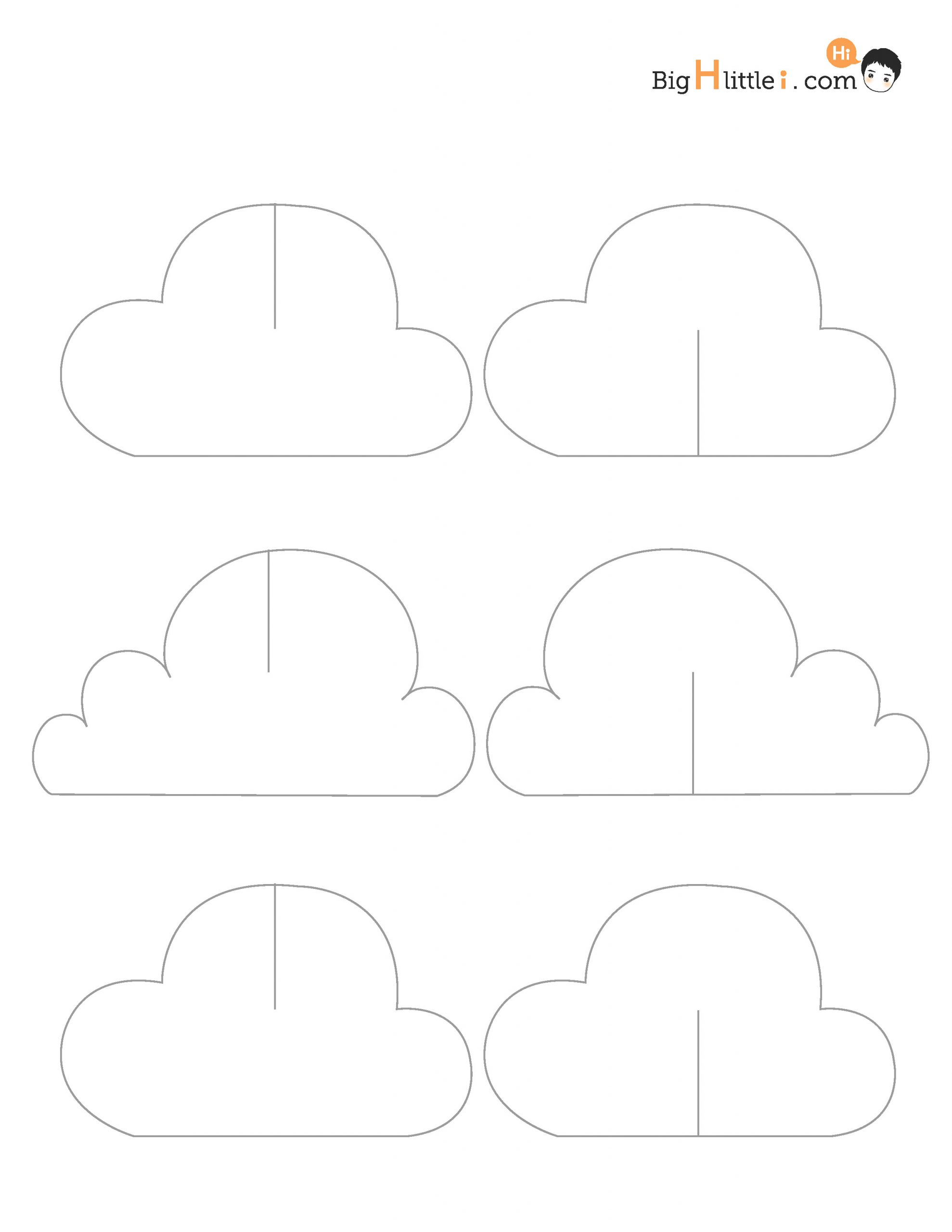 Paper Clouds and an Umbrella – Big H little i